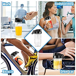 Vermark Personal Portable Bullet Blender, 500 Watt For Shakes and Smoothies, Shake Blender with No-Button Operation, 14 and 20oz Blender Cups with To-Go Lids, BPA Free, Easy To Clean,