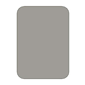 Ketcham 105RSWT-LH - Surface Mounted Round Corner Series Medicine Cabinet Left Hand Hinge, 16" x 22"