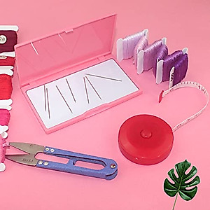 1 Piece Sewing Storage Case Magnetic Needle Storage Case Portable Magnetic Needle Keeper Cross Stitch Sewing Knitting Pin Holder Case Organizer