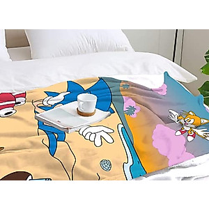 Cartoon Blanket,Ultra Soft Flannel Fleece Blanket Stylish Bedroom Living Room Sofa Warm Blanket for Family (Pic 1, 50 x 40 inches)
