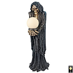 Design Toscano Grim Reaper Illuminated Evil Spector Statue