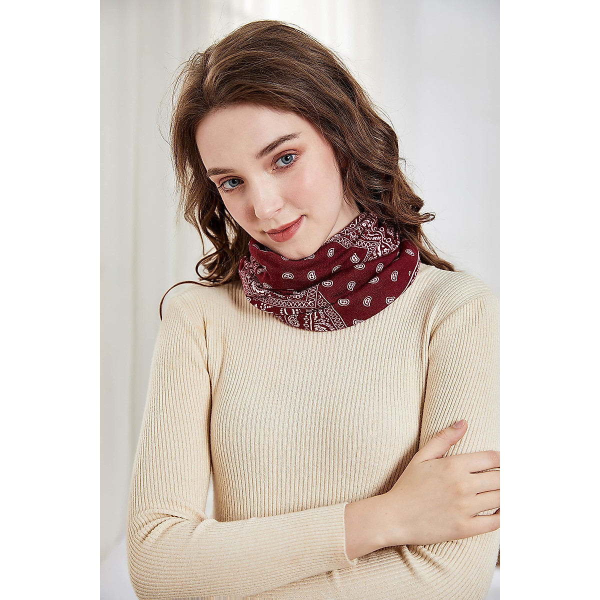 Fashion Beanies Chemo Caps Cancer Headwear Skull Cap Knitted hat Scarf for Womens Mens 4pack（MZ015-4pack