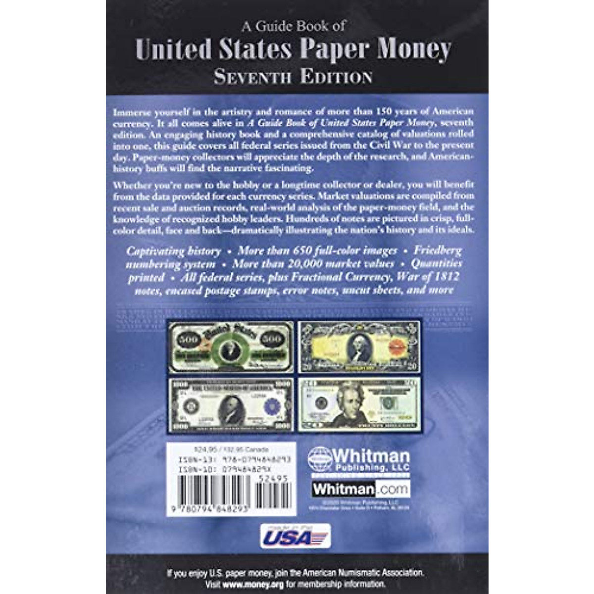 A Guide Book of United States Paper Money 7th Edition