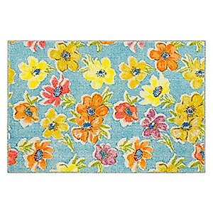 Mohawk Home Scatter Blooms Blue 3' x 5' Area Rug