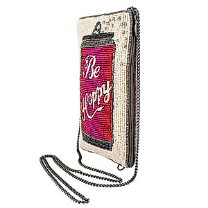 Mary Frances womens Be Happy Phone Bag Crossbody, Multi, One Size US