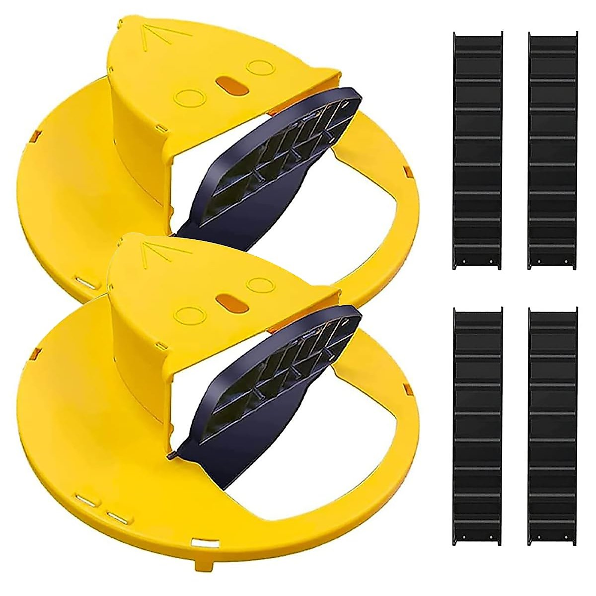 Mouse Trap - Humane Mouse Trap - Bucket Mouse Traps - 5 Gallon Bucket Compatible Trap with Multi Purpose - Flip and Slide Bucket Lid Mouse Trap - Multi Catch and Auto Reset Mouse Trap - Rat (2PCS)