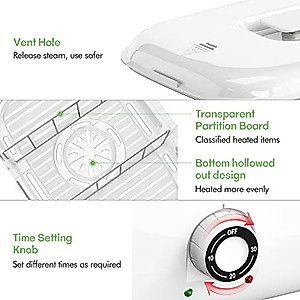 RyJaune 5L Capacity Hot Towel Steamer with Time Setting, White Towel Warmer Holds 15 Towels, Quick Heating Steam Towel Warmer for Home, Salon and Spa…