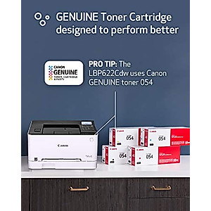 Canon Color Image Class LBP622Cdw -Wireless, Mobile Ready, Duplex Laser Printer, Compact Size - White