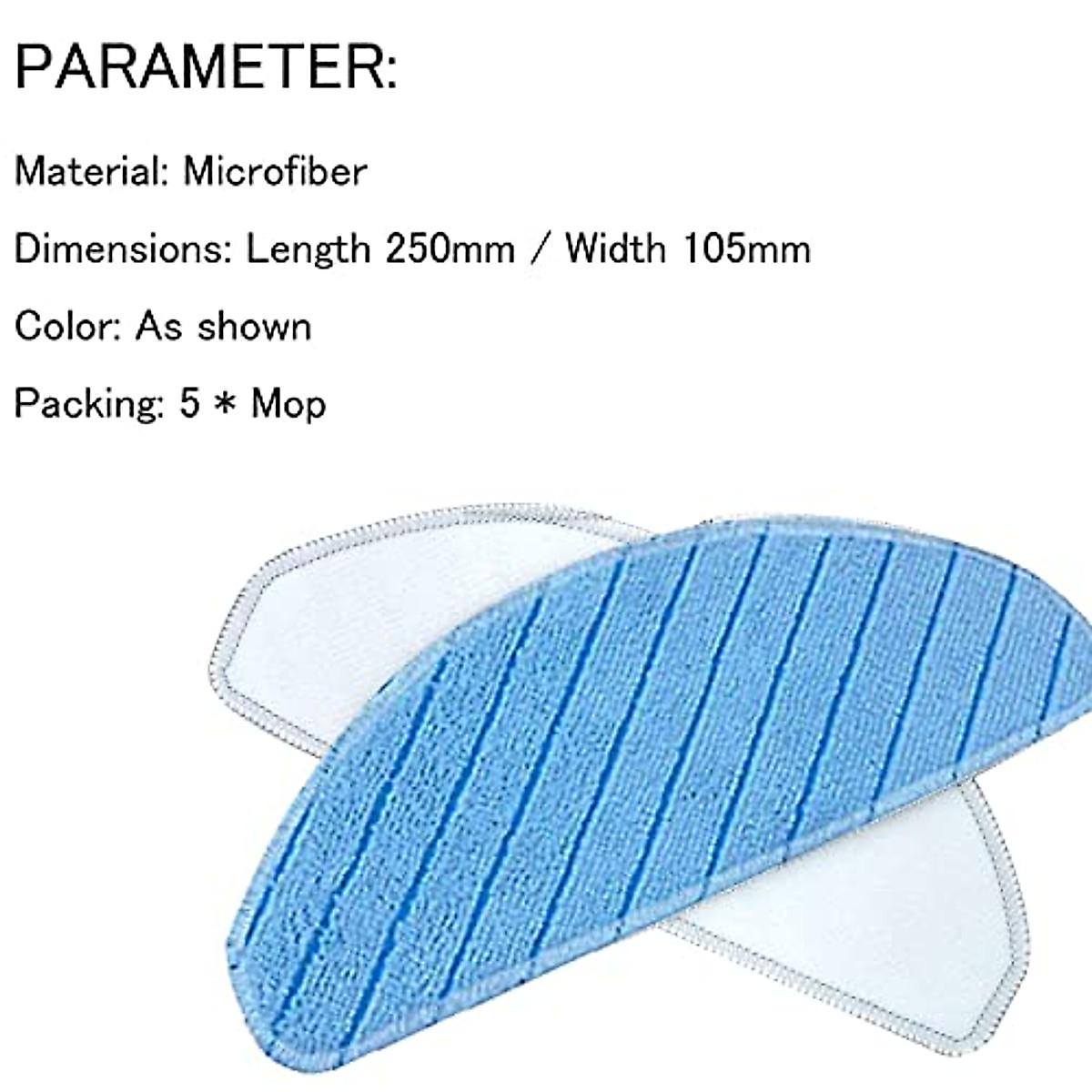 20Pcs Washable Mop Cloth Pads for Ecovacs Deebot T9 AIVI T9 Series Vacuum Cleaner Replacement