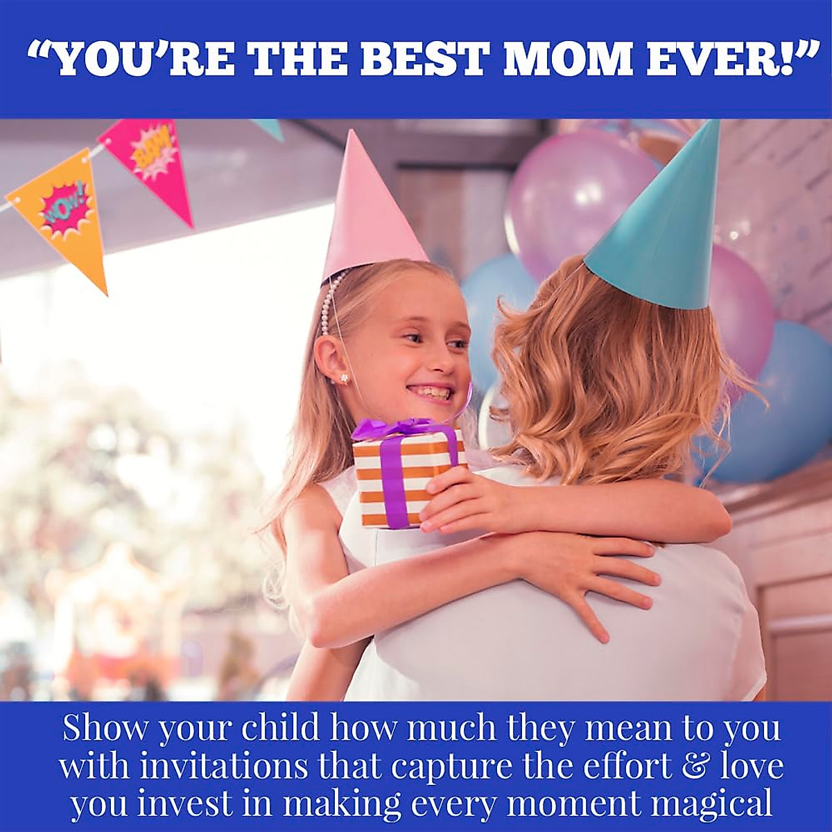 Blue Watercolor Pickup Truck Full of Pumpkins Fall & Autumn Birthday Party Invitations, 20 5x7 Fill In Cards with Twenty White Envelopes by AmandaCreation