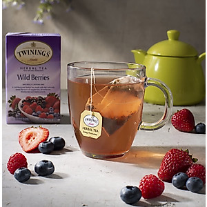 Twinings Herbal Tea Variety Pack - Decaf Tea Sampler - 26 Individually Wrapped Herbal Tea Bags, Pure Peppermint, Camomile, Rooibos Red, Honeybush Mandarin Orange, Plus 9 More Flavors