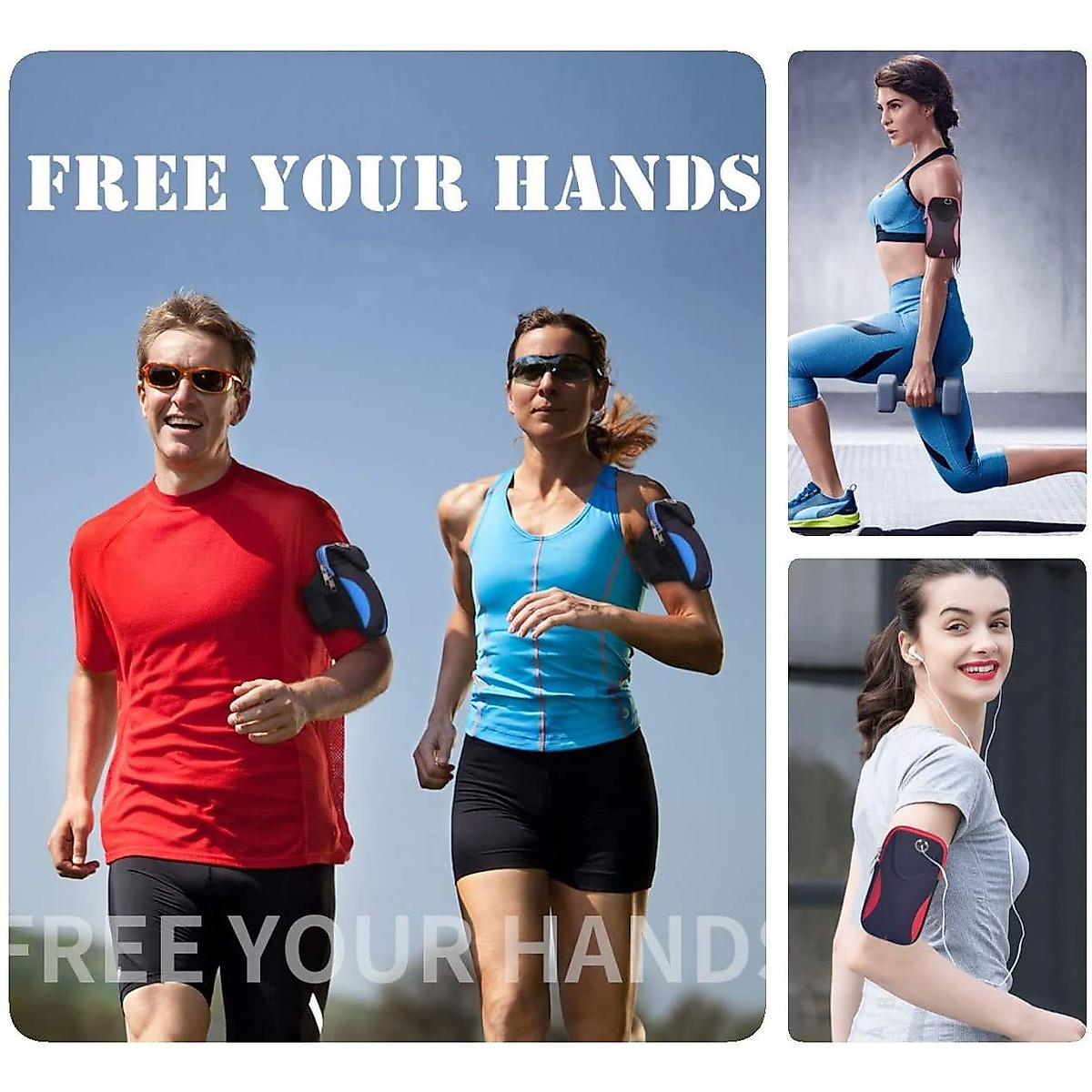 BPC Sports Armband for Samsung Galaxy S20 FE S20 Ultra Note 20 10 9 8 A21 A51 A71 Pink Medium