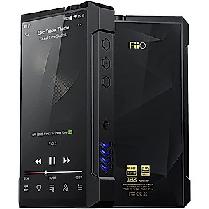 FiiO M17 MP3/MP4 Player Music Player High Resolution Bluetooth Portable Desktop Audio Player 6.3mm/4.4mm Android 10 Lossless Apple Music for Home/Car Audio/Speaker/Preamplifier 9200mAh Battery