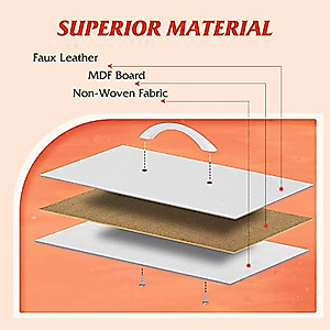 WLIVE 2-Drawer Nightstand and 5-Drawer Dresser Set, Dressers for Bedroom, Fabric Storage Tower, Hallway, Entryway, Closets, Sturdy Steel Frame, Wood Top, Easy Pull Handle (White)