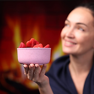 Wheat Straw Bowls Set of 4 Lightweight Reusable Plates - Microwave & Dishwasher Safe - Wheat Straw Dinnerware Sets - Cereal Bowl - Ramen Bowl Set - Soup bowls - Salad Bowl - Fruit Bowl