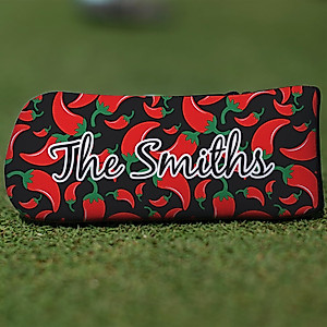 Personalized Chili Peppers Blade Putter Cover