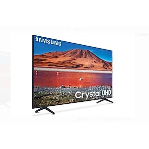 SAMSUNG 65-inch Class Crystal UHD TU-7000 Series - 4K UHD HDR Smart TV - Compatible with Alexa (UN65TU7000FXZA, 2020 Model) (Renewed)