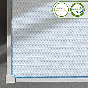 BedStory Firm Mattress Topper Queen XL, 2 Inch Foam Bed Topper High Density