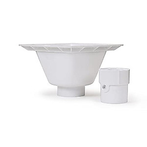 Oatey 42722 PVC Floor Sinks and Accessories, 4 in, White