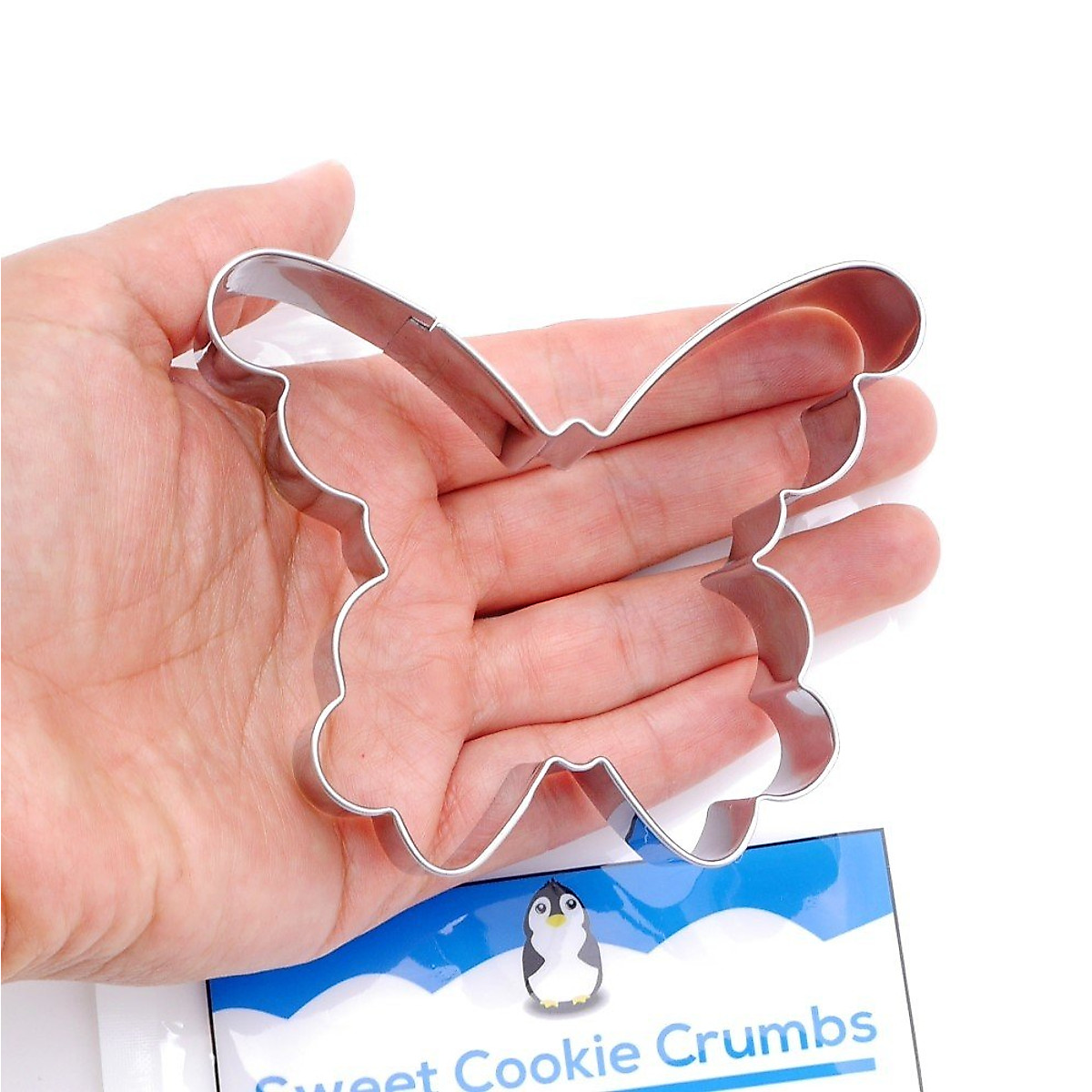 Sweet Cookie Crumbs Butterfly Cookie Cutter - Stainless Steel