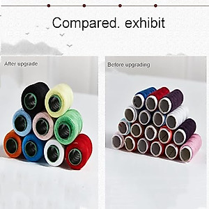 Sewing Kit,Sewing Box,Household Old-Fashioned Wooden Sewing Box Set, with Thread/Needle/Scissors and Other Accessories, Suitable for Mothers, Grandma, Brown