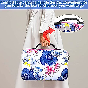 VAIIEYO Diamond Painting Storage Containers, 60 Slots EVA Shockproof Beads Storage, Label Stickers for DIY,Portable Diamond Embroidery Craft Jewelry Beads Rhinestones Organizer Durable High Capacity