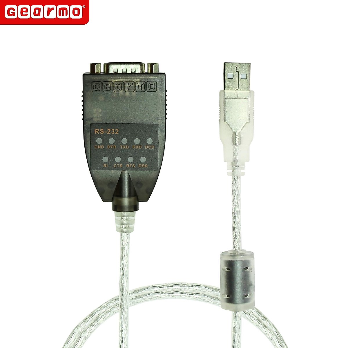 USB to RS-232 Serial Adapter w/LED Indicators Windows 11 Support