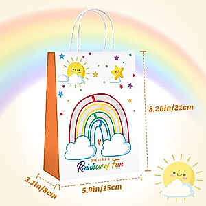 Mocoosy 18 Pack Rainbow Party Favor for Kids, Party Favor Supplies, Rainbow Candy Treat Birthday Gift Colorful Party Decorations for Baby Shower Birthday Party Favor