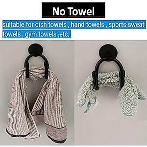 [Upgrade] Mini Magnetic Towel Hook Towel Hanger Rack for Kitchen Dish Towels , Hand Towels, Sports Sweat Towels , Gym Towels, etc. Not for Bath Towels - No Installation Required