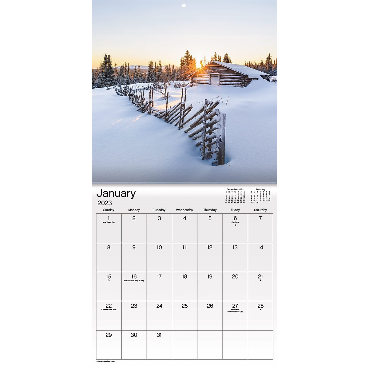 2023 Seasons Wall Calendar