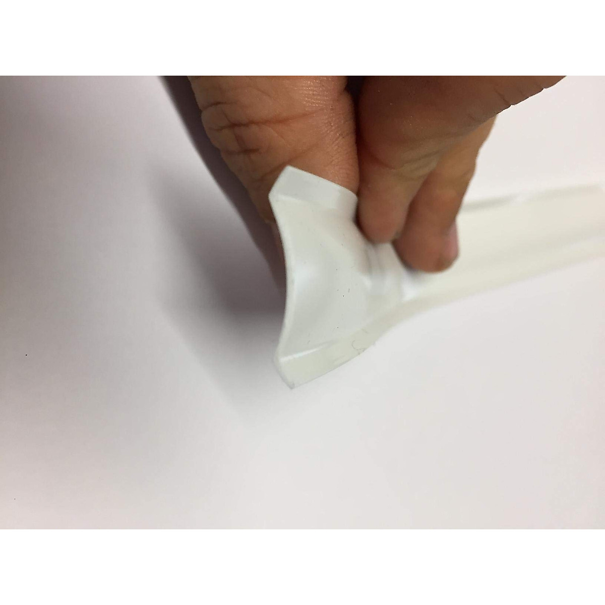 Automotive Authority White Vinyl 1" Insert Molding Trim Screw Cover RV Camper Travel Trailer (White, 100 ft)