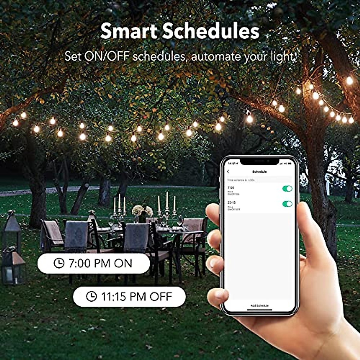 BN-LINK Smart Wi-Fi Plug Outlet, Remote Control by App, Compatible with Alexa and Google Assistant, Weatherproof, Requires 2.4 GHz Wi-Fi, ETL Listed