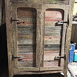 Garden Gate Hinges,Tee Shed Hinge, 4pc 6 Inch T-Shaped Flower Hinge, Slotted Bearing Door Paint Hinge for Wood Fence Decoration Classic Hinge with Screws Hinges