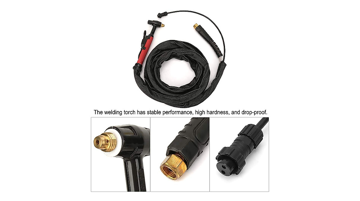 AYBAL Tig Welding Torch for QQ150 - Durable 12ft Air-Cooled M16 Torch
