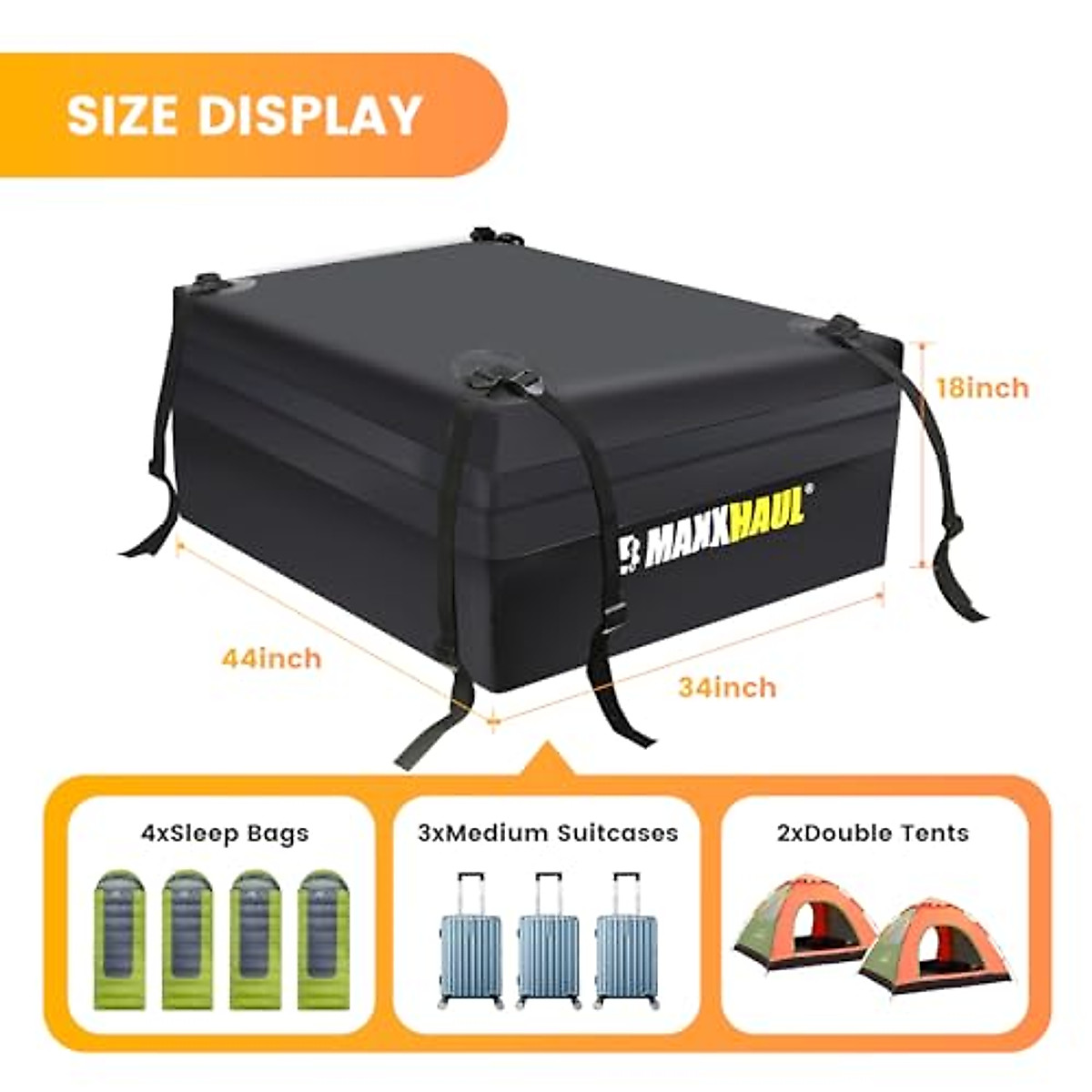 MAXXHAUL 70117 Rooftop Cargo Bag