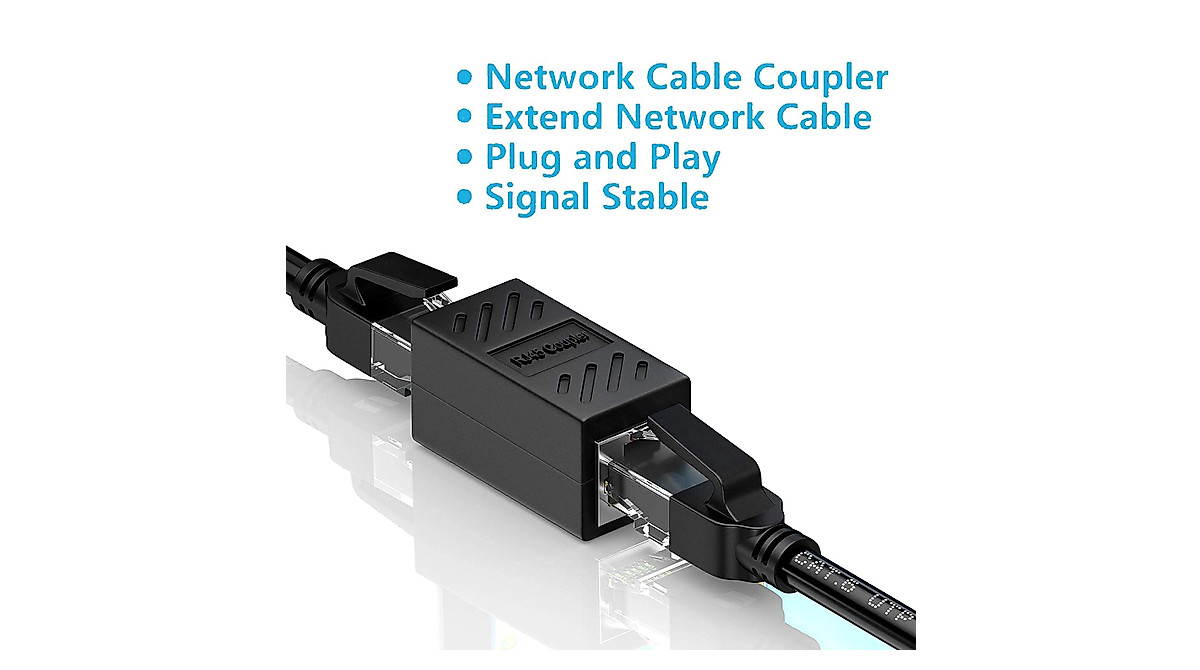ZUZONG RJ45 Coupler Ethernet Coupler, in Line Coupler for Cat7/Cat6 ...