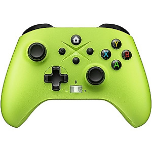 2.4G Wireless Controller Compatible With Xbox Series X/Xbox Series S/Xbox One/Xbox One S/Xbox One X/PC, Built-in 650mAh Rechargeable Battery, Upgraded Joystick, TURBO Function (Green)