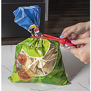 Fresh Fare Innovative Chip Clip Replacement Keep Snacks Fresh, Standard, Blue, Green, Red