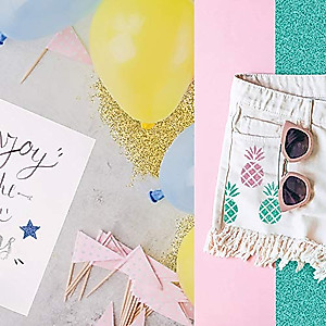 Aladine - Izink Diamond - Glitter Painting - Ultra Glitter Concentrate - Decoration Any Support - DIY and Creative Leisure - Made in France - Soft Bottle 80 ml - Caribbean Blue