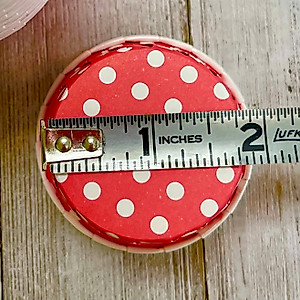 Red Bulk MINI Candy Nut Paper Cups- Christmas Valentine 4th of July Party Supply - Mini Baking Liners - Red Polka Dot - 100 Pack