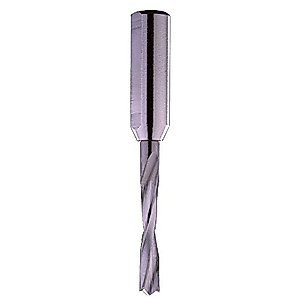 CMT 311.030.22 Solid Carbide Dowel Drill, 3mm (1/8-Inch) Diameter, 10X38mm Shank, Left-Hand Rotation