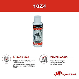 Ingersoll Rand Air Tool Oil, 4oz Bottle, SAE Grade 10W