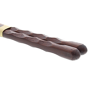 Ishida Chopsticks, Made in Japan, For Men, Thick, Random Carved, 1.5 inches (23.5 cm), Wooden (Natural Wood), Lacquer, Corner Point, 9.3 inches (23.5 cm)