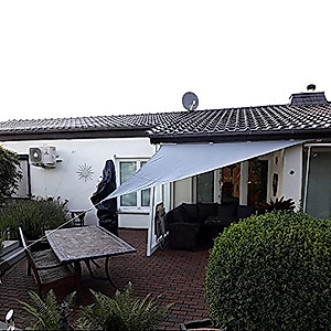 2x2m(6.5x6.5ft) Sun Shade Sail Canopy 90% UV Block Outdoor Patio Garden Crimson