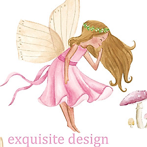 CANDY CHEF Fairy Party Tablecloth Fairy Birthday Party Table Cover 3Pcs Fairies Garden Table Covers Fairy Birthday Party Decorations for Fairy Elf Theme Baby Shower Supplies