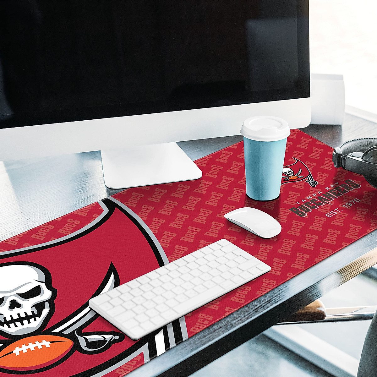 YouTheFan NFL Tampa Bay Buccaneers Logo Series Desk Pad