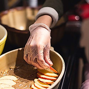 X3 Clear Vinyl Disposable Industrial Gloves, 3 Mil, Latex & Powder-Free, Food-Safe, Non-Sterile, Smooth, X-Large, Box of 100