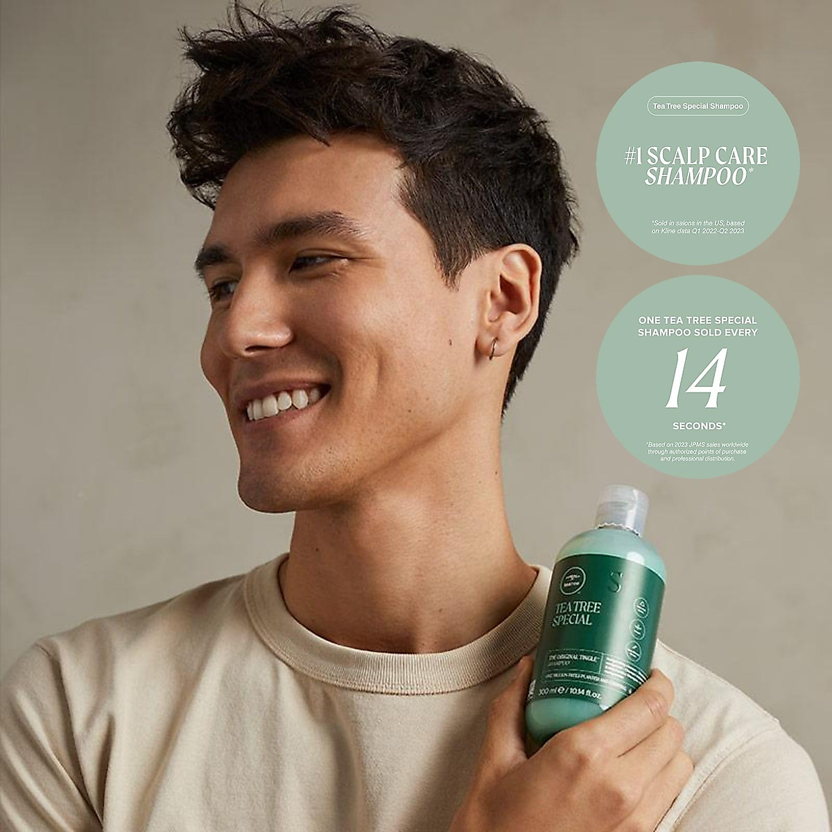 Tea Tree Special Shampoo, Deep Cleans, Refreshes Scalp, For All Hair Types, Especially Oily Hair, 2.5 fl. oz.