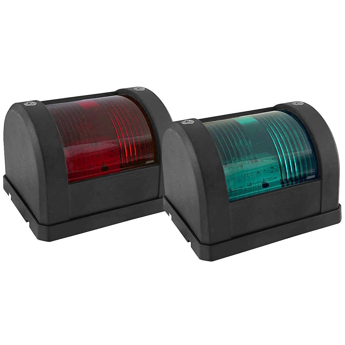 ISURE MARINE Boat Green Starboard and Red Port Side Black Stern LED Navigation Light 90° IP66 Anchor Signal Mast Light