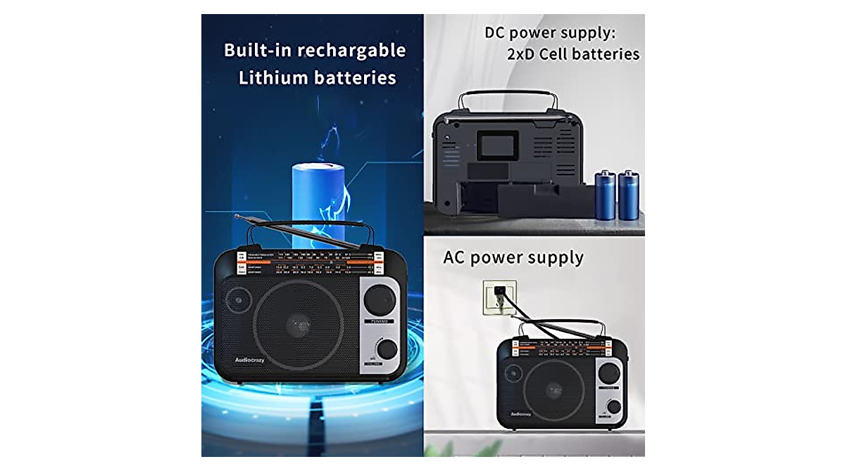 Multi-Band AM/FM/SW Radio – Powerful Reception & Portable Design